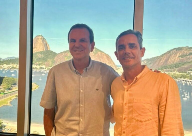 Reunião entre Fabiano Horta e Eduardo Paes no Rio