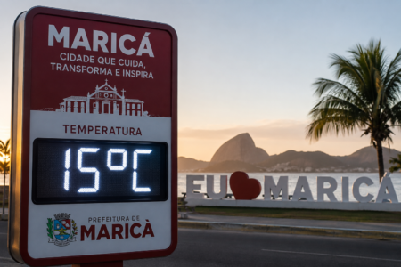 Frio derruba temperaturas e registra sensação térmica de 15°C